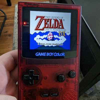 The Latest Tech Gameboy Color GBC Black Shell logo Color Can - Etsy