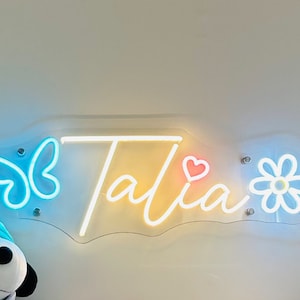 Custom Neon Sign for Kids Bedroom, Custom Name Neon Sign, Home Decor ...