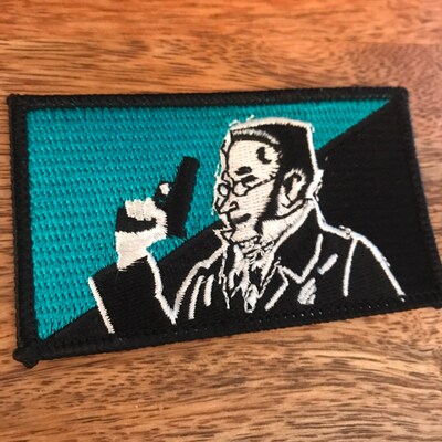 MAX STIRNER With A Gun EGOIST Flag Embroidered Iron-on Patch 3.5x2 - Etsy