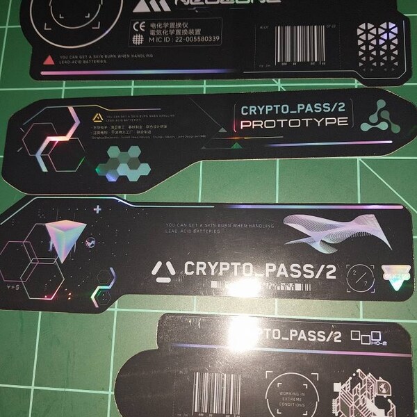 Futuristic Cyberpunk Decal Sticker Set 4pcs v10 - Etsy Canada