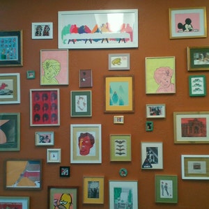 Patrick Seaweed Mustache Meme Aesthetic Painting 8x10 Handmade - Etsy