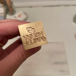 Custom Wood Stampcustom Rubber Stampspersonalized Logo Wood | Etsy