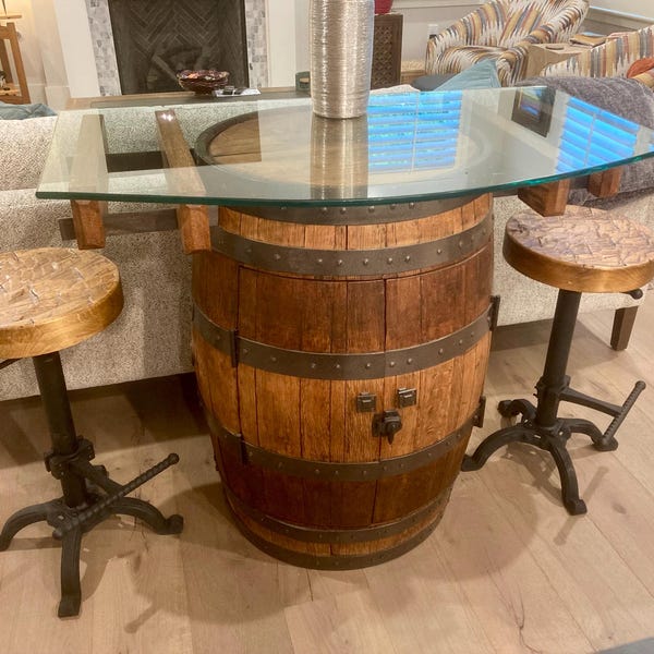 Rustic Hand Hewn Cast Iron Bar Stool - Etsy