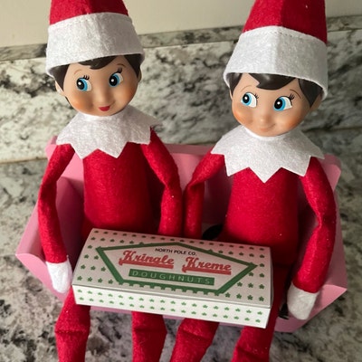 Elf Doughnut Box Printable - Etsy