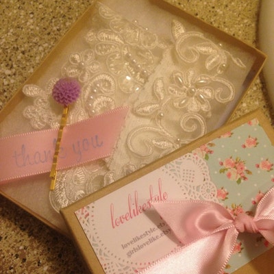 Light Ivory Pearl Beaded Lace Wedding Garter Set, Ivory Lace Garter Set ...