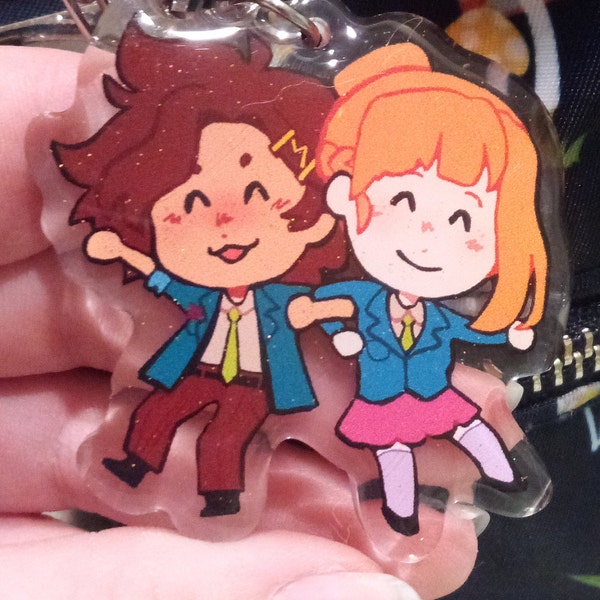 Your Turn to Die Joe Sara Glitter Epoxy Acrylic Charm - Etsy