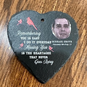 Memorial Poem Stone for Loss of Loved One, Bereavement Poem, in Loving ...