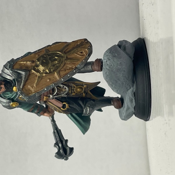 Mage With Staff Miniature | 28mm-38mm | Resin 3D Printed D&D Pathfinder ...