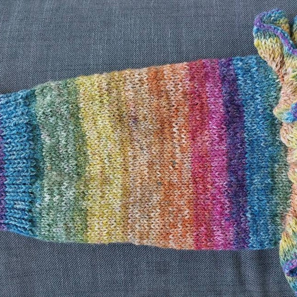 PDF KNITTING PATTERN Medium (14” Long X 14” Girth) Basic Sleeveless Dog ...