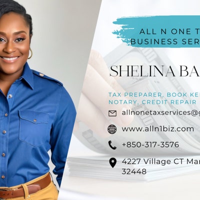 DIY Tax Preparer Business Card, Tax Preparation Business Card Template ...