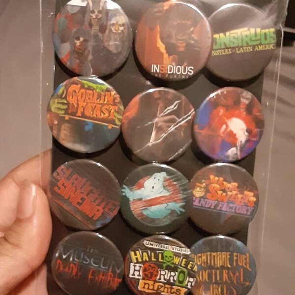 Halloween Horror Nights 33 Buttons/pins 2024 - Etsy