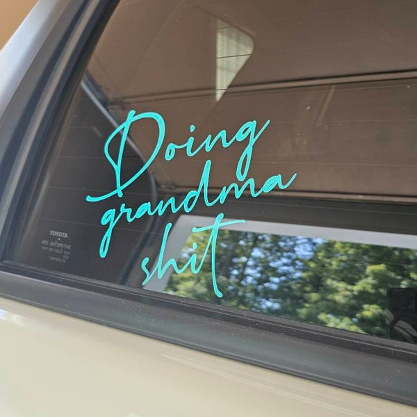 Doing Dance Mom Shit Decal, Car Decal, Mom Life Car Decal - Etsy