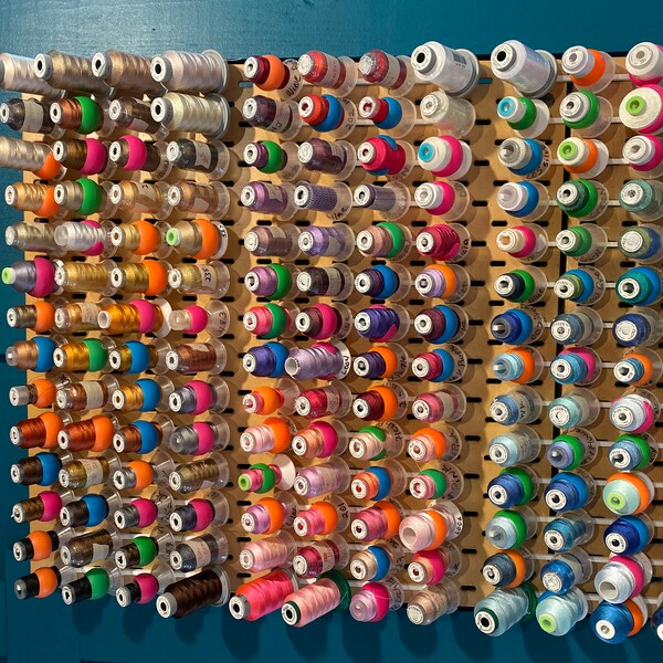 Skadis or Uppspel Pegboard Thread Spool Holder 500m/1000m - Sewing ...