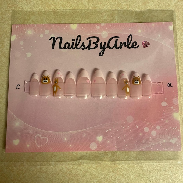 Y2k Grunge Cross Nails - Etsy
