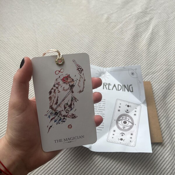 Blind Reading Tarot Card Bookmark | Tarot Reading | Intuitively Chosen ...
