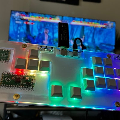 Clear Pocketxt V2 Split Layout Stickless Controller for Consoles PS3 ...