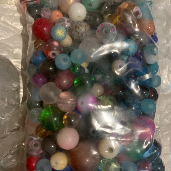 500-1000 Pcs Assorted Crystal Mixture Beads. 3mm-12mm Jesse James Glass ...