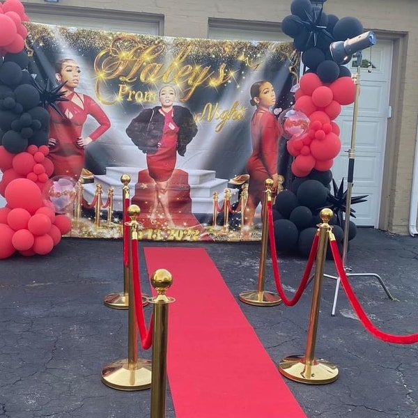 Prom Backdrop, Prom 2022 Backdrop, Prom Step and Repeat Backdrop, Sweet ...