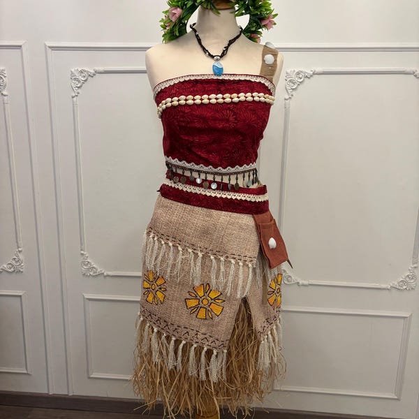 4pc Moana Made to Order Cosplay Costume - Etsy