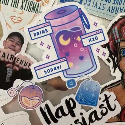 Tea Bags Aesthetic Cute Sticker Sheet Planner Stickers, Decorative ...