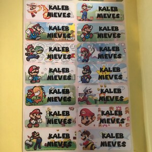 Name Label School Label Waterproof Label Daycare Stickers Kids - Etsy