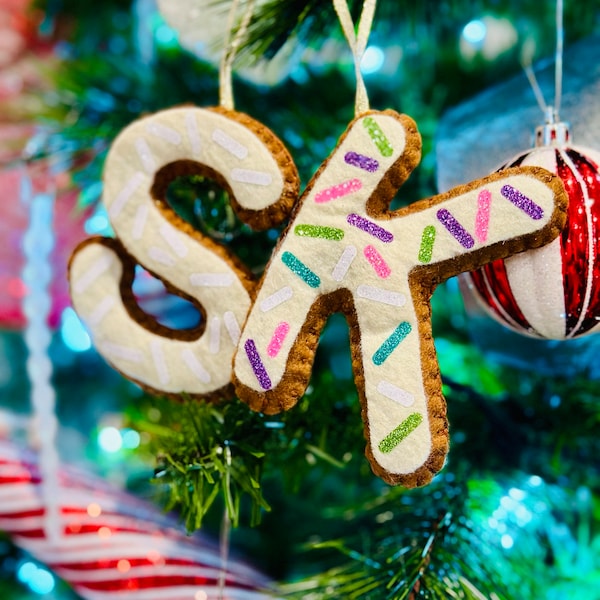 PDF Pattern for Uppercase Felt Sprinkled Sugar Cookie Alphabet Letters ...