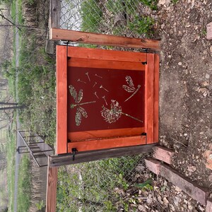 Metal Privacy Screen, Decorative Panel, Outdoor Garden, Fence, Art ...