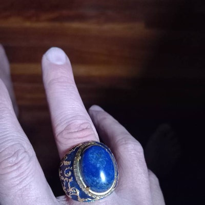 Hagia Sophia Hand Carved Gemstone Ring, Ruby Gemstone Silver Ring ...