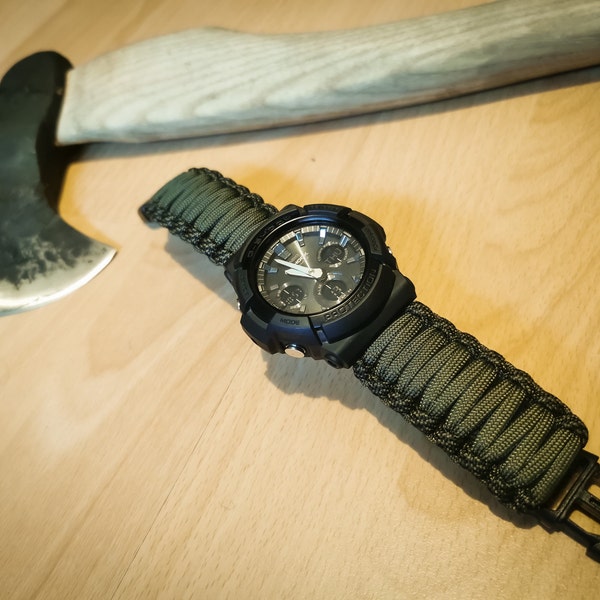 Paracord 550 Casio G-shock Adjustable Replacement Watchband W ...