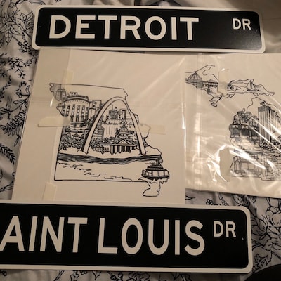 Detroit, Detroit Gift, Detroit Sign, Detroit Visitor, Detroit Souvenir ...