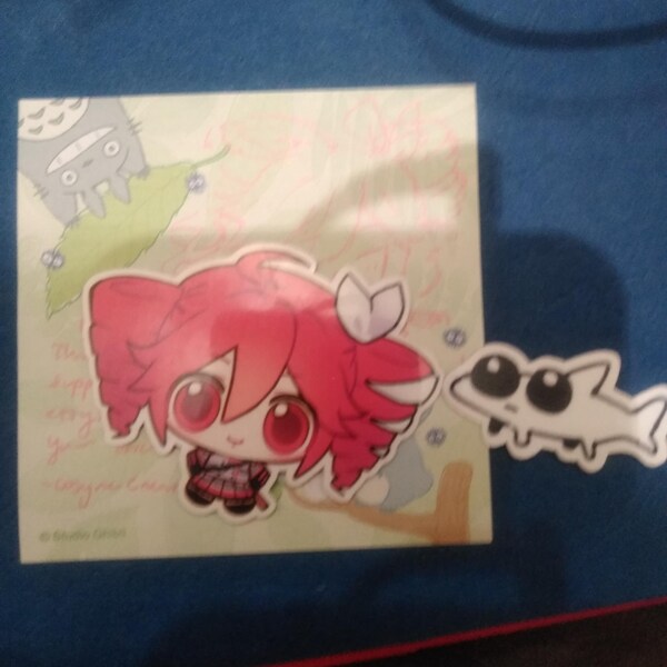 Alien Kasane Teto Sticker Chibi Gnarp Gnarp Ver. - Etsy