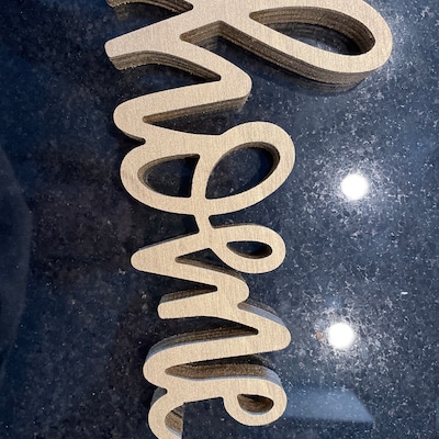 Grace & Hustle Engraved Keychain Laser Cut Acrylic Gift Hand-lettered ...