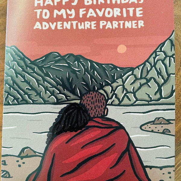 Here's to Another Year of Adventure | Birthday Card | BD0018 - Etsy