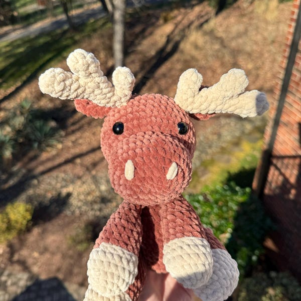 Crochet Moose Amigurumi Pattern | Moose Crochet Pattern | Woodland ...