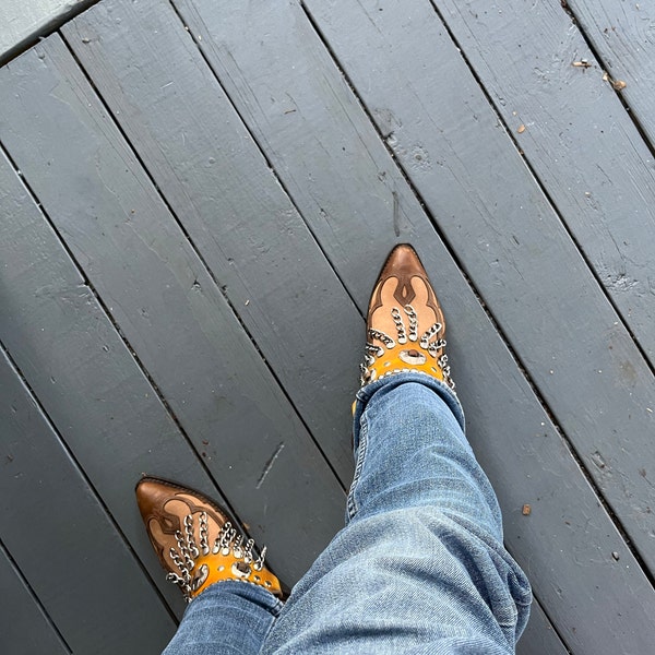 Bootstraps Boot Harness Handmade Genuine Leather Punk Studded Tall Uk ...