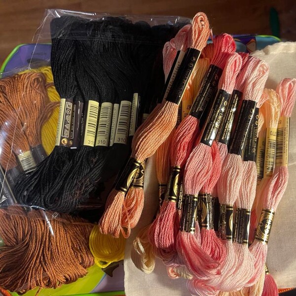 DMC 24 Skeins Pack Shades of Red Red Thread Pack of 24 - Etsy