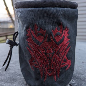 Custom SMALL LOGO Embroidered Rock Climbing Chalk Bag - Etsy