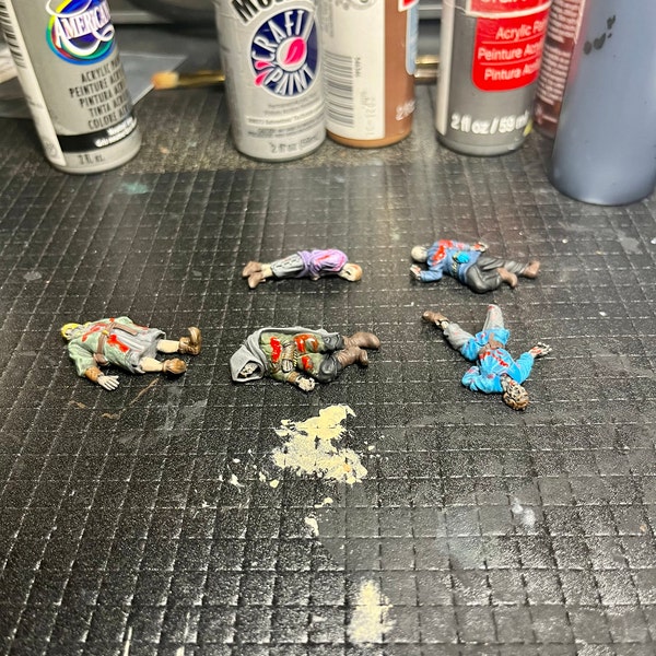 9pc Corpses Dead Body Scatter Terrain for Dnd Dungeons and Dragons ...