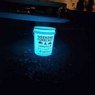 Light Bucket Kit for Camping Bucket Decal and Light With Remote BUCKET ...