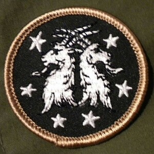 Old Goat Patch 2 Inch Diameter Embroidered Patch | Etsy