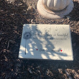 Memorial Stone With Your Custom Words. Indoor/outdoor. 6x9x2 - Etsy