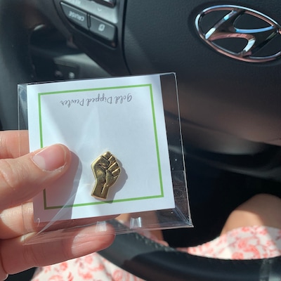 Civil Rights Gold Dipped Pewter Lapel Pin CC653G Civil Rights, Black ...