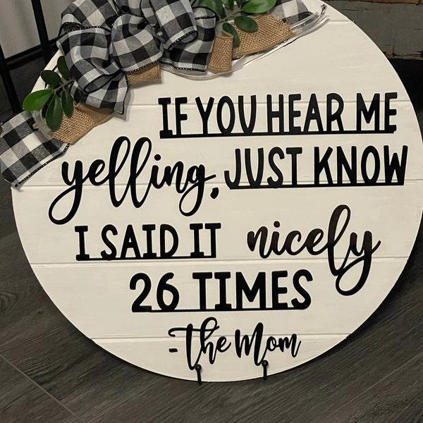 Funny Round Signs SVG , Round SVG Files, Door Hanger Svg, Welcome Sign ...