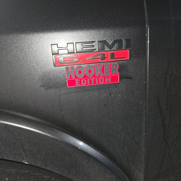 Custom Engraved Car Name Emblem Badge - Black With Gray- Customized ...