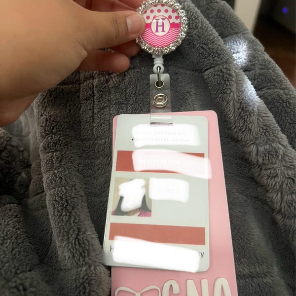 Custom CNA Badge Buddy Personalized Name Tag for Certified Nursing ...