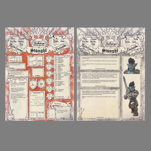 Form-fillable Sunlit Character Sheets - Etsy Canada