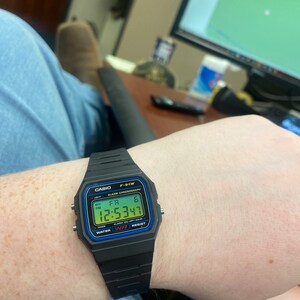 Casio F-91W Gradient Filter Screen - Etsy