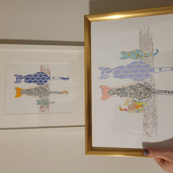 Colorful Fish Kids Bathroom Wallpaper - Vinyl Peel and Stick Pre-pasted ...