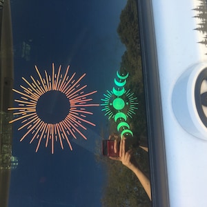 Daisy Wildflower Decal, Boho Car Decal, Flower Car Decal, Plant Lover ...