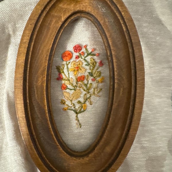 Brown Oval Frame Wooden Oval Frame Frame on the Wall Size 4 X 6 5 X 7 6 ...